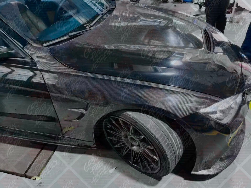 BMW F30 3 Series Carbon Fiber Fenders M3 Style – CARBON FIBER AESTHETICS